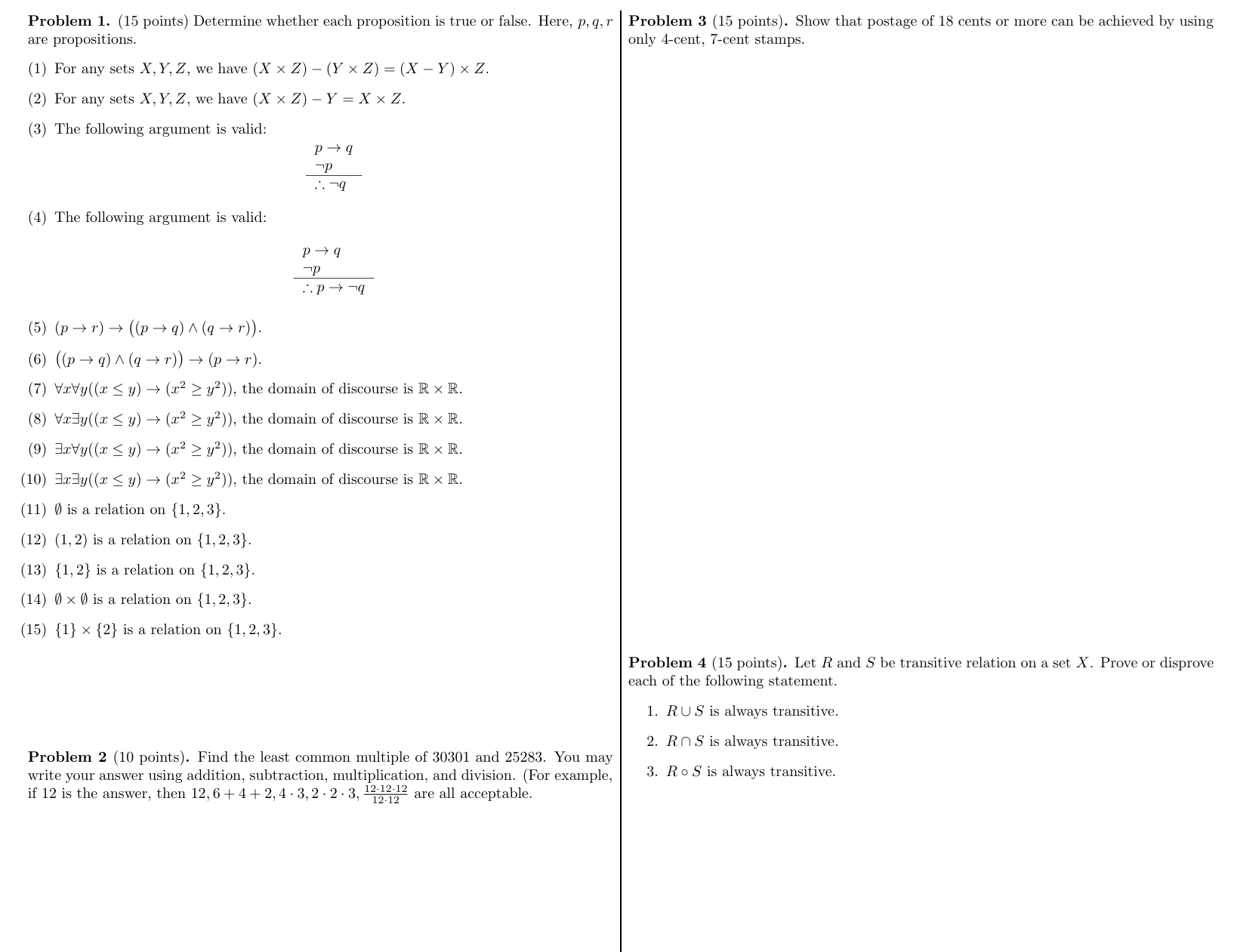 Solved Problem 3 (15 ﻿points). ﻿Show that postage of 18 | Chegg.com