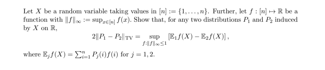 Solved Let x ﻿be a random variable taking values in | Chegg.com