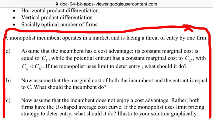 Solved Horizontal product differentiation Vertical product | Chegg.com