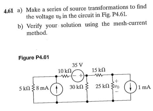 Solved A Make A Series Of Source Transformations To Find 