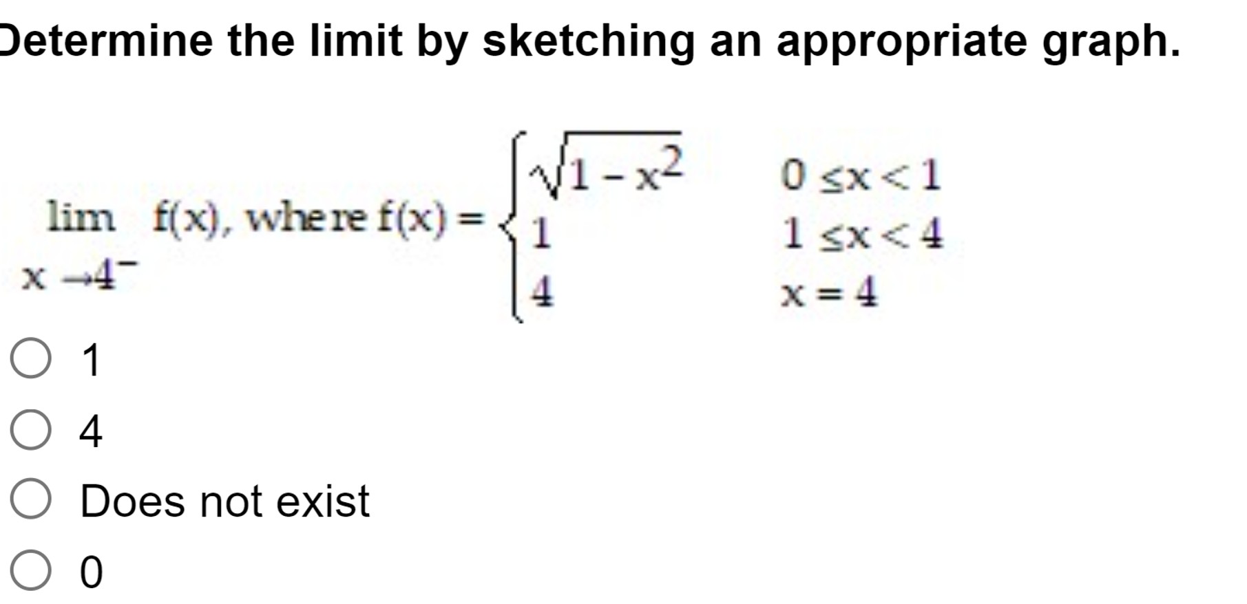 Solved QUESTION 3Determine the limit by sketching an | Chegg.com