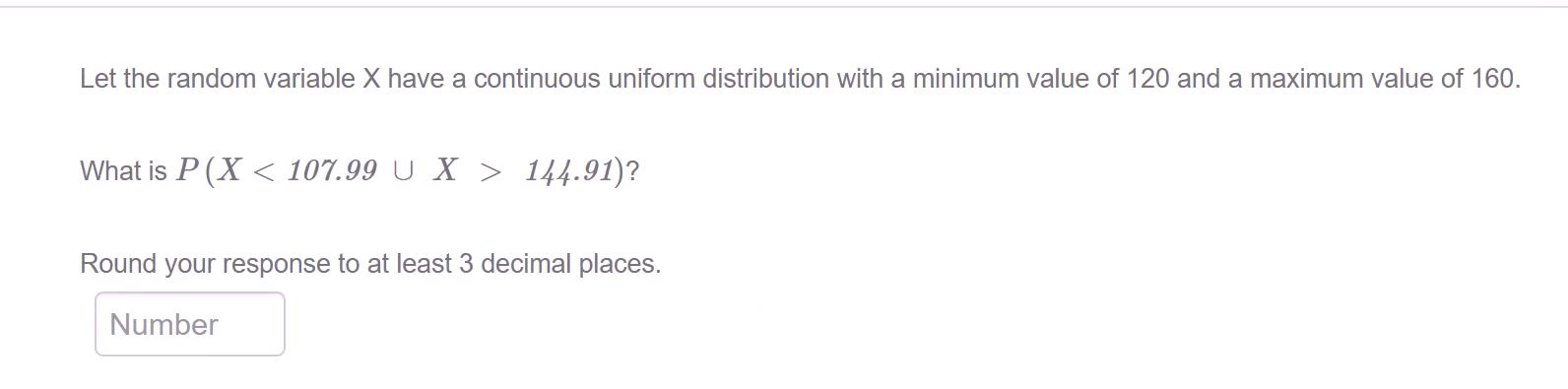 Solved Let the random variable X have a continuous uniform | Chegg.com