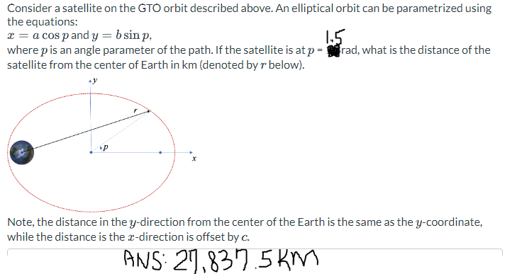Solved Consider a GTO orbit (see Wikipedia article on GTO | Chegg.com