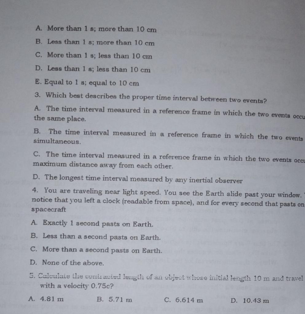Solved Learning Task #2 Choose the best answer. Write the | Chegg.com