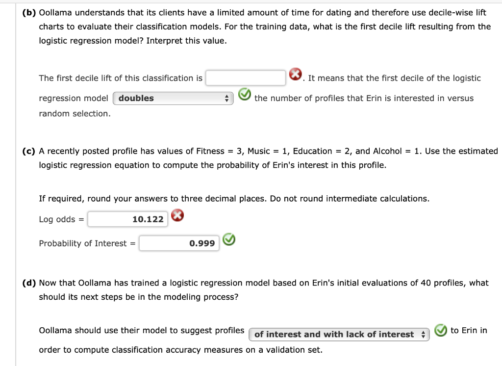 Solved The dating web site Oollama.com requires its users to | Chegg.com