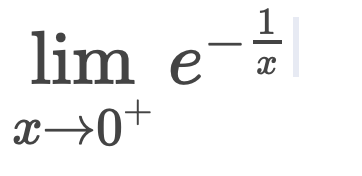 Solved Find the limit as x approaches 0 from the right given | Chegg.com