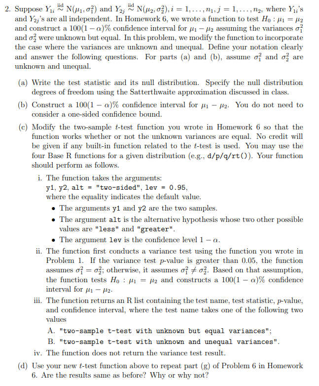 Solved Needs to be done in R, ﻿thanks! | Chegg.com