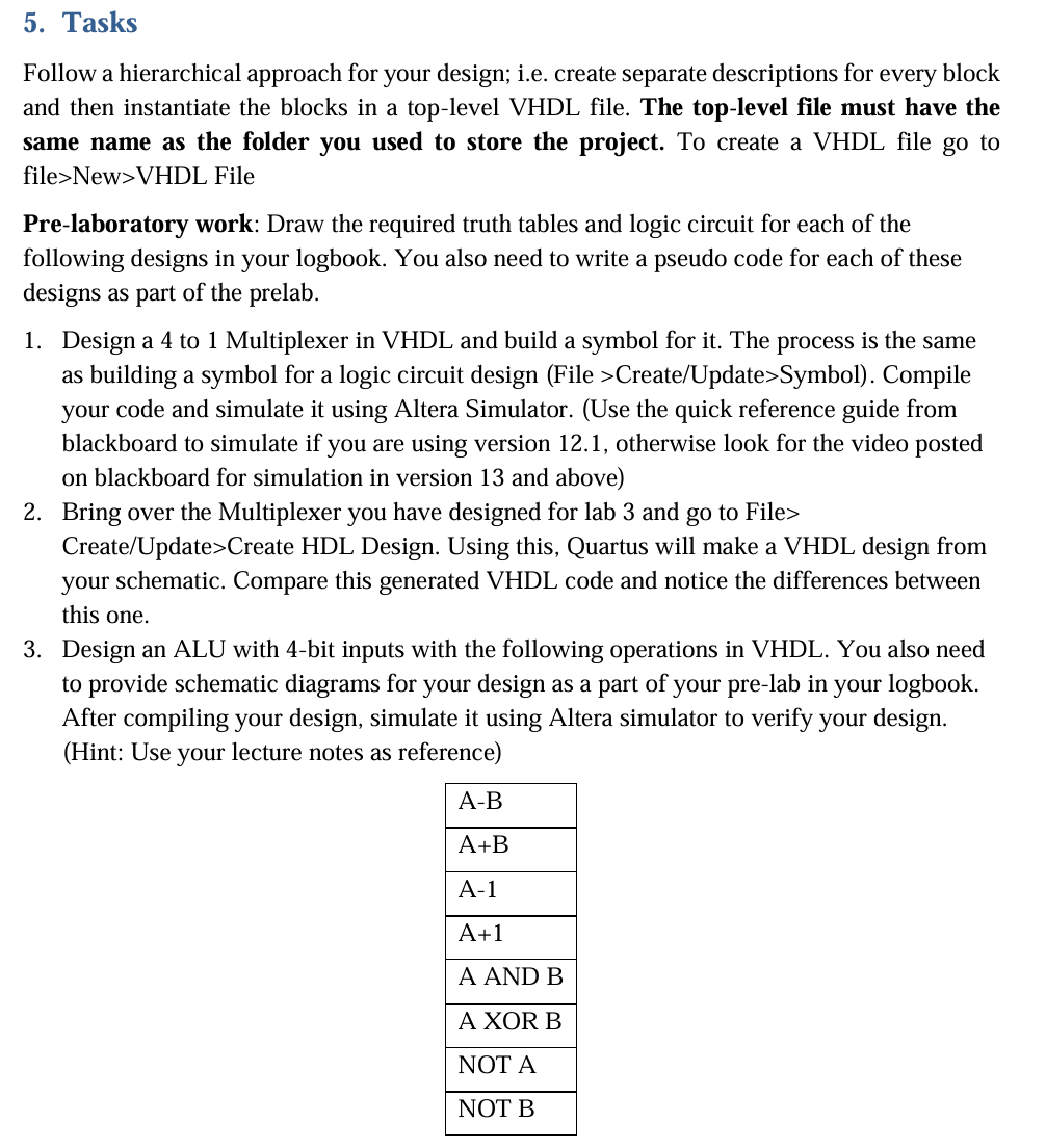 5. ﻿Tasks Follow a hierarchical approach for your | Chegg.com