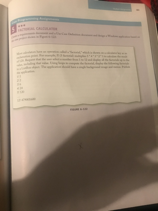 Solved 383 ng Assignments FACTORIAL CALCULATOR document and | Chegg.com