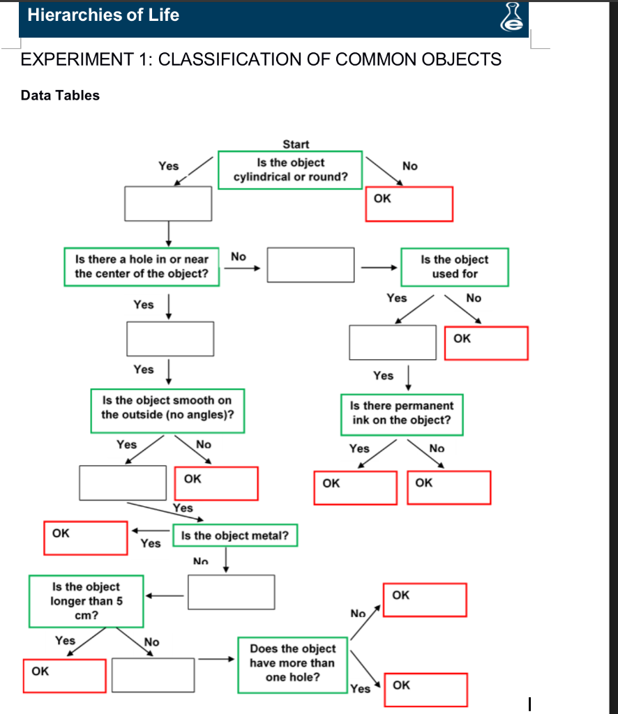 Experimer citanateation Classification of Organisms & | Chegg.com