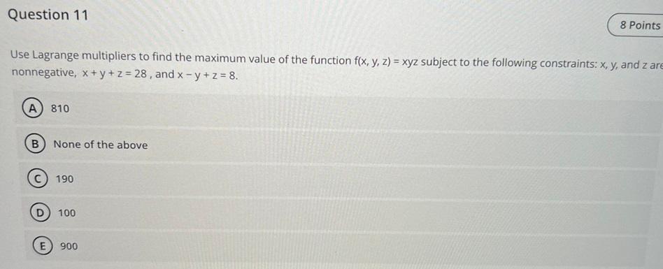 Solved Use Lagrange multipliers to find the maximum value of | Chegg.com