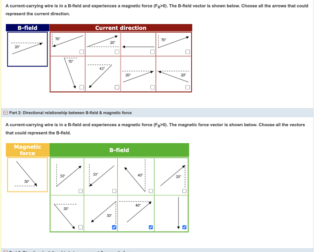 Solved A current-carrying wire is in a B-field and | Chegg.com