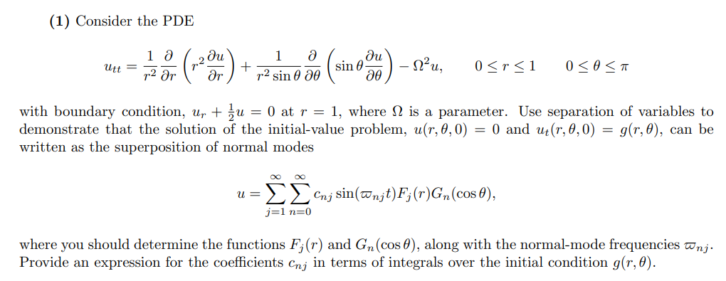 Solved Consider the PDE with boundary condition. Use | Chegg.com