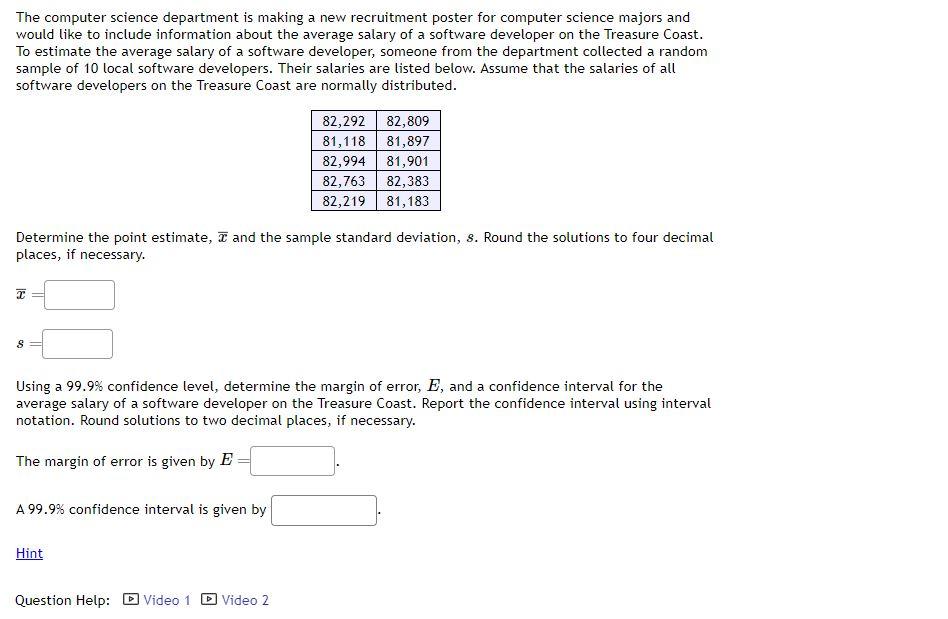 The computer science department is making a new | Chegg.com