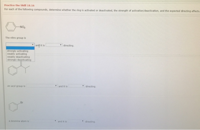 Solved Practice the Skill 18.16 For each of the following | Chegg.com