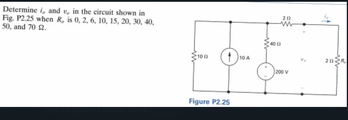 Solved Determine io and vo in the circuit shown in Fig. | Chegg.com