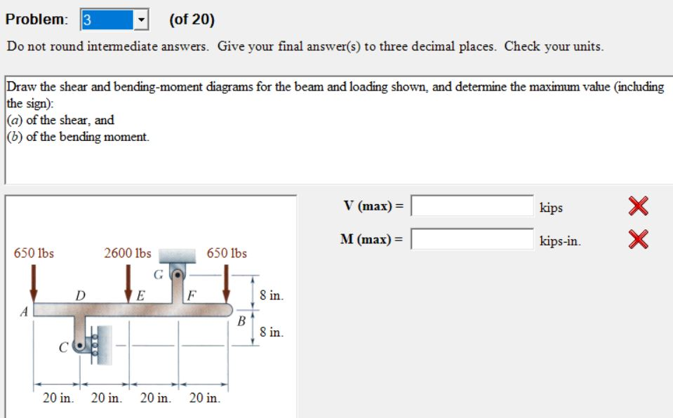 Solved Problem (of 20) Do not round intermediate answers. | Chegg.com