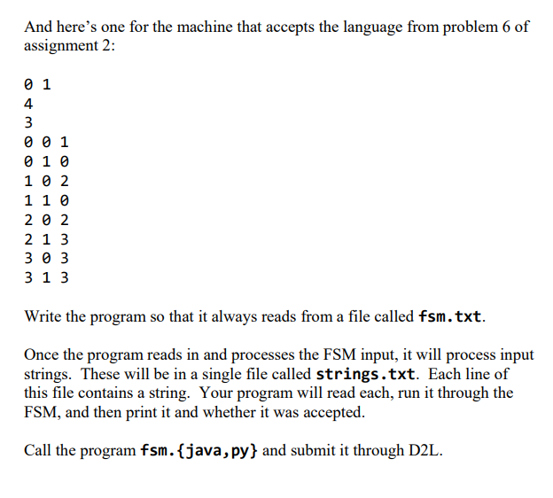 In either Java or Python 3, write a program that | Chegg.com