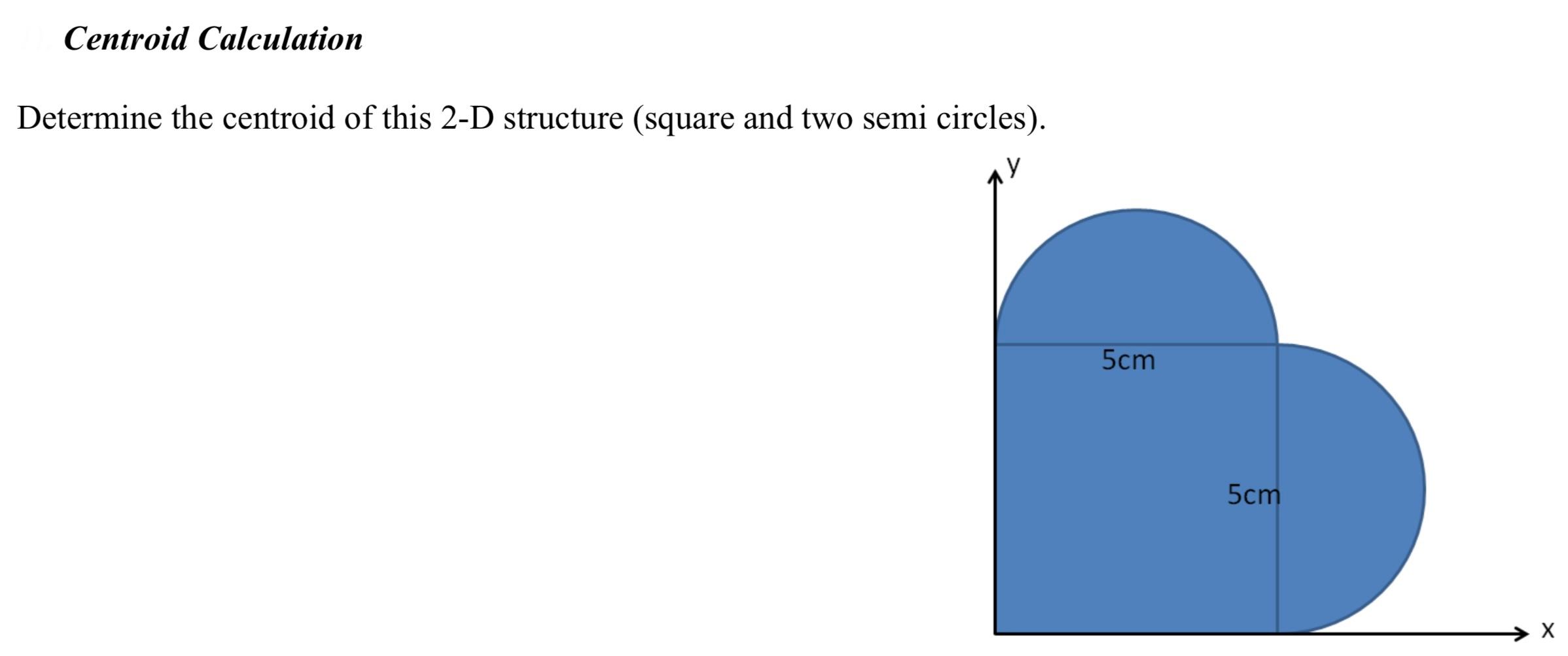 Solved Centroid Calculation Determine the centroid of this | Chegg.com