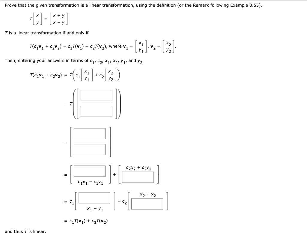 Solved 4 - 1 Let TA R2 → R2 be the matrix transformation | Chegg.com