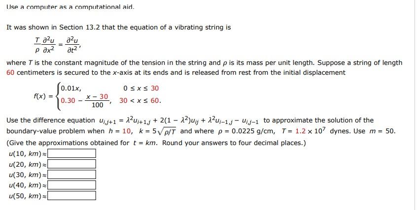 Solved Use a computer as a computational aid. It was shown | Chegg.com