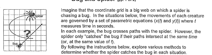 Solved Spider 2 Imagine that the coordinate grid is a big | Chegg.com