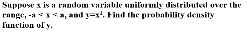 Solved Suppose x is a random variable uniformly distributed | Chegg.com