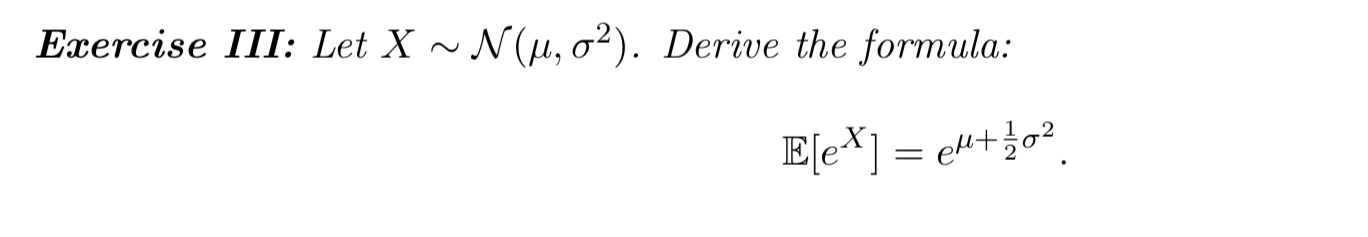 Solved Exercise III: Let \\( X \\sim | Chegg.com