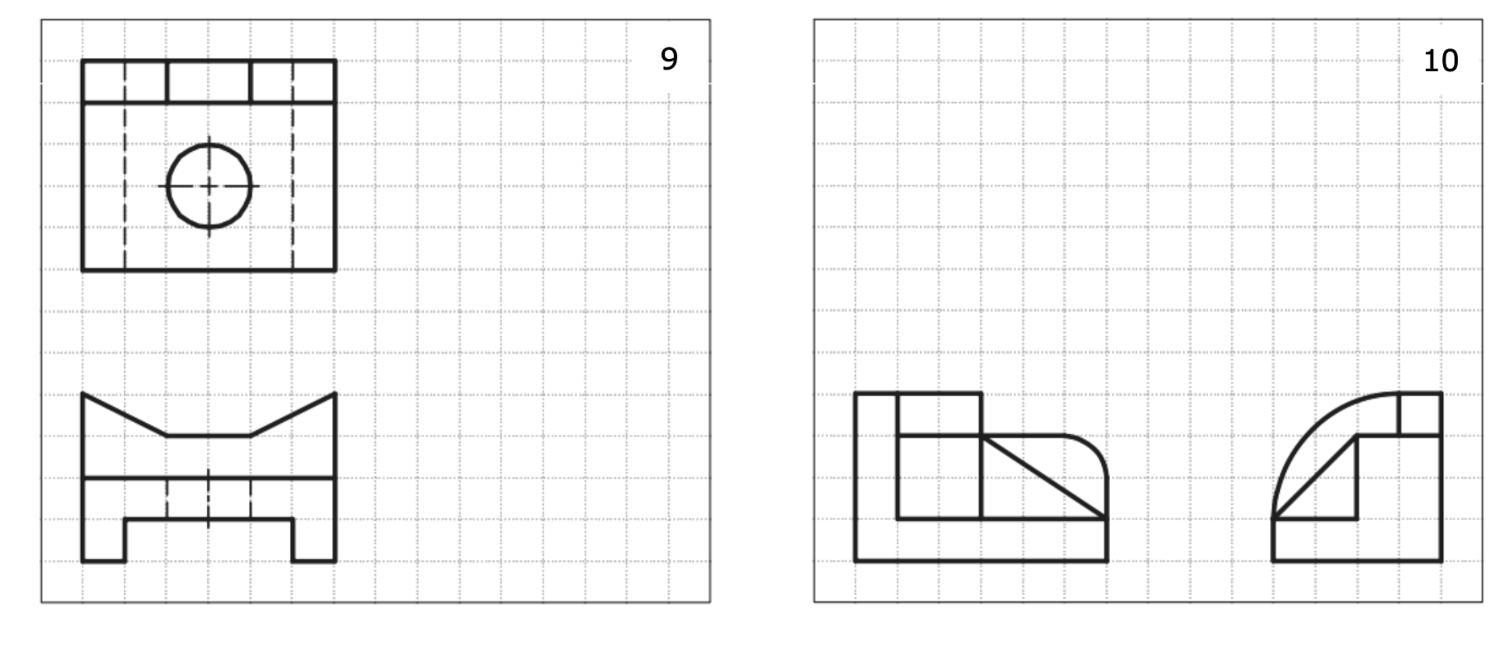 Solved Use blank or isometric grid paper to draw the | Chegg.com