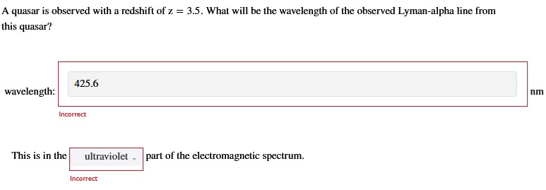 Solved Struggling with calculating the wavelength. | Chegg.com