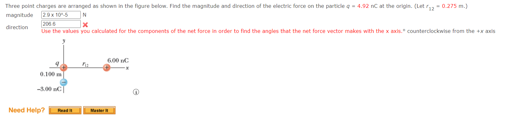 Solved magnitude NdirectionNeed Help? | Chegg.com