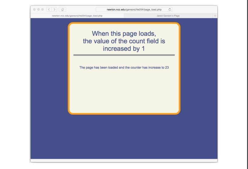Solved Create a webpage that counts the number of times the | Chegg.com