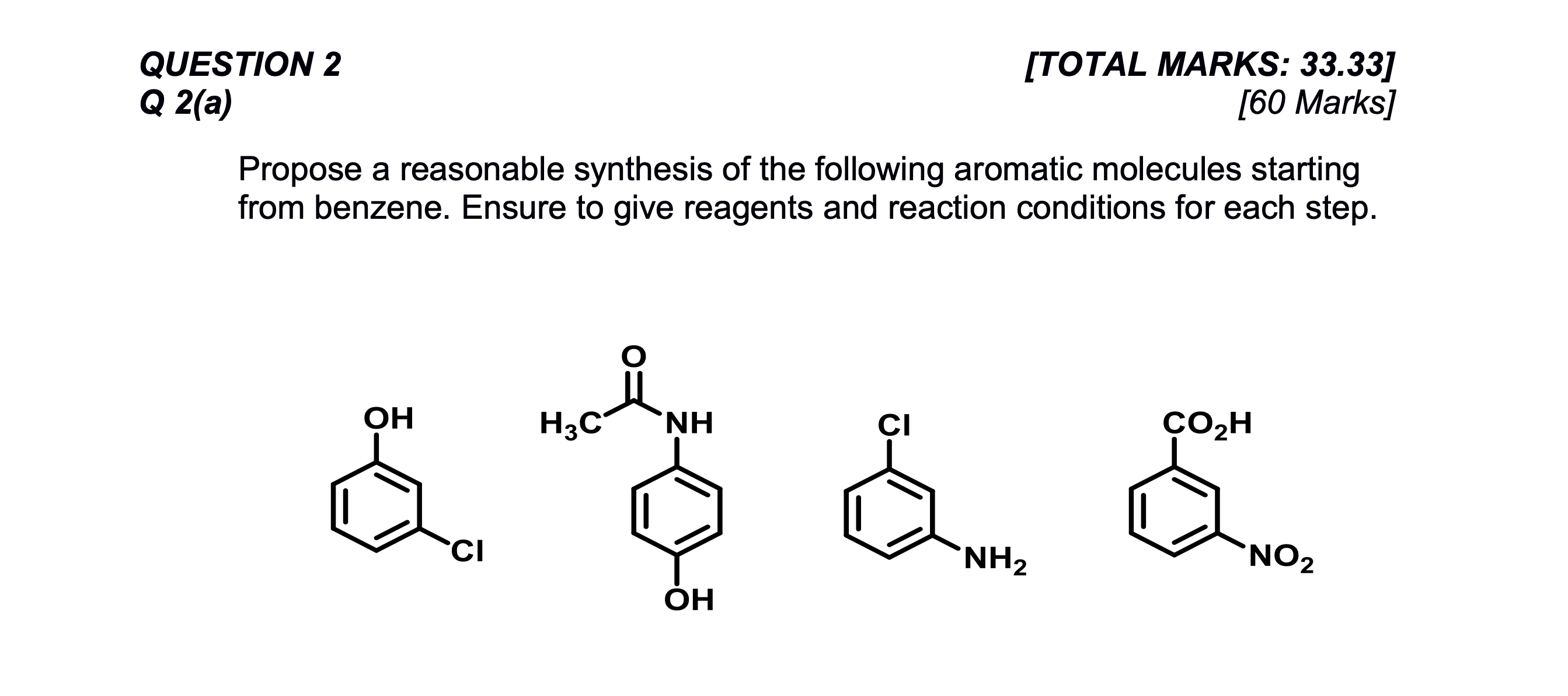 Solved Propose a reasonable synthesis of the following | Chegg.com