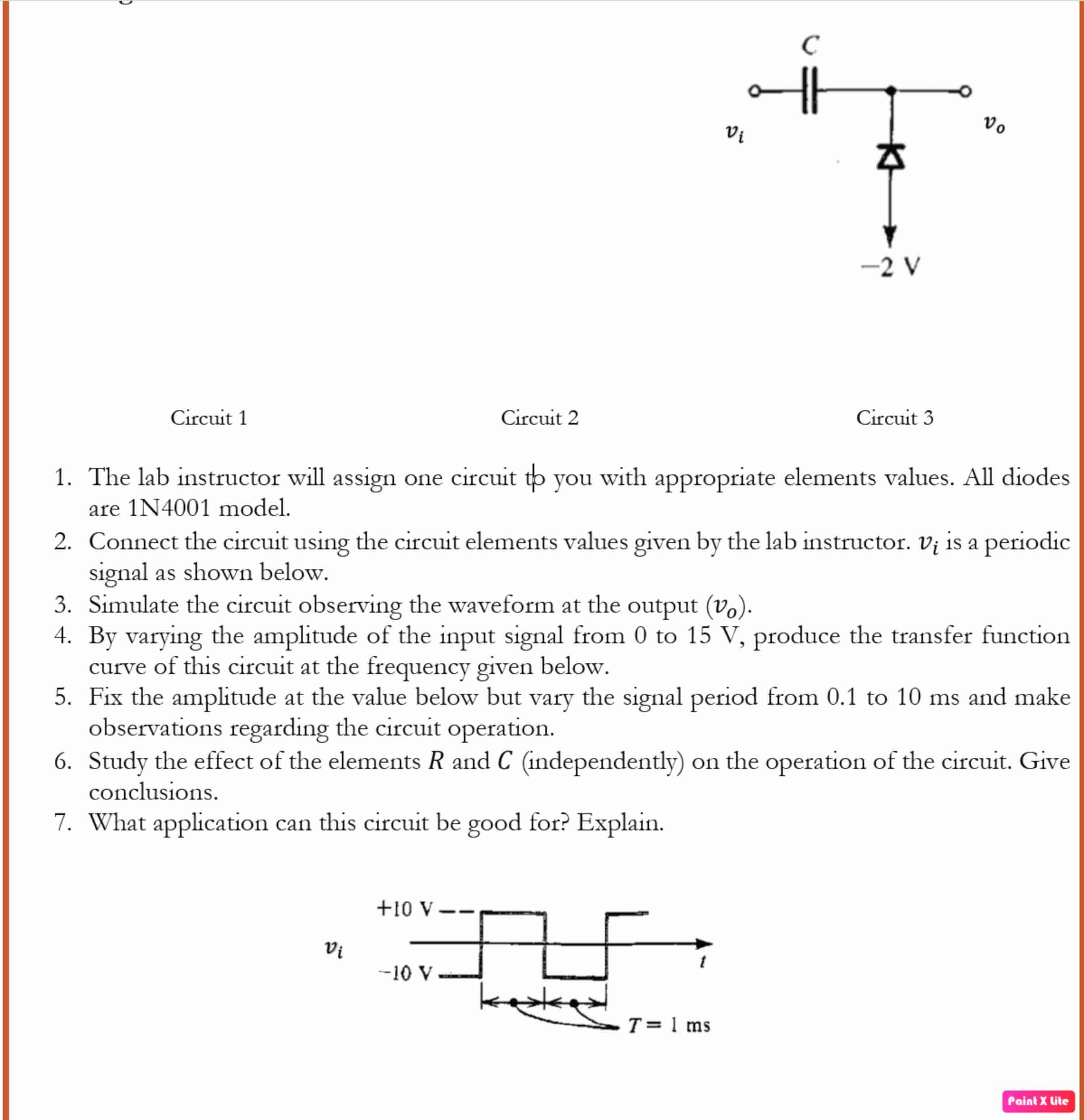 Solved you can use ILspice if you want ﻿Capacitor 4.7 ﻿micro | Chegg.com