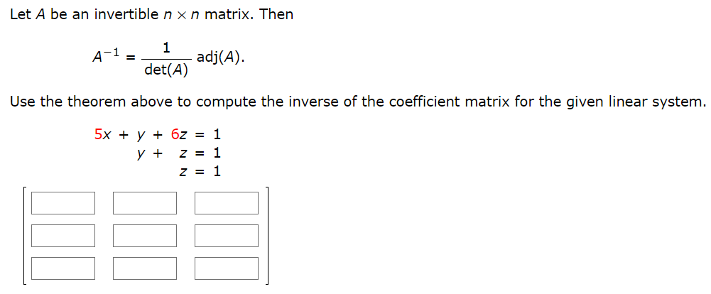 Solved Let A be an invertible n n matrix. Use the theorem | Chegg.com