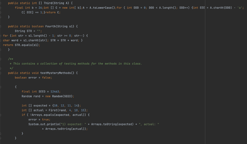 This project contains a set of methods (First, | Chegg.com