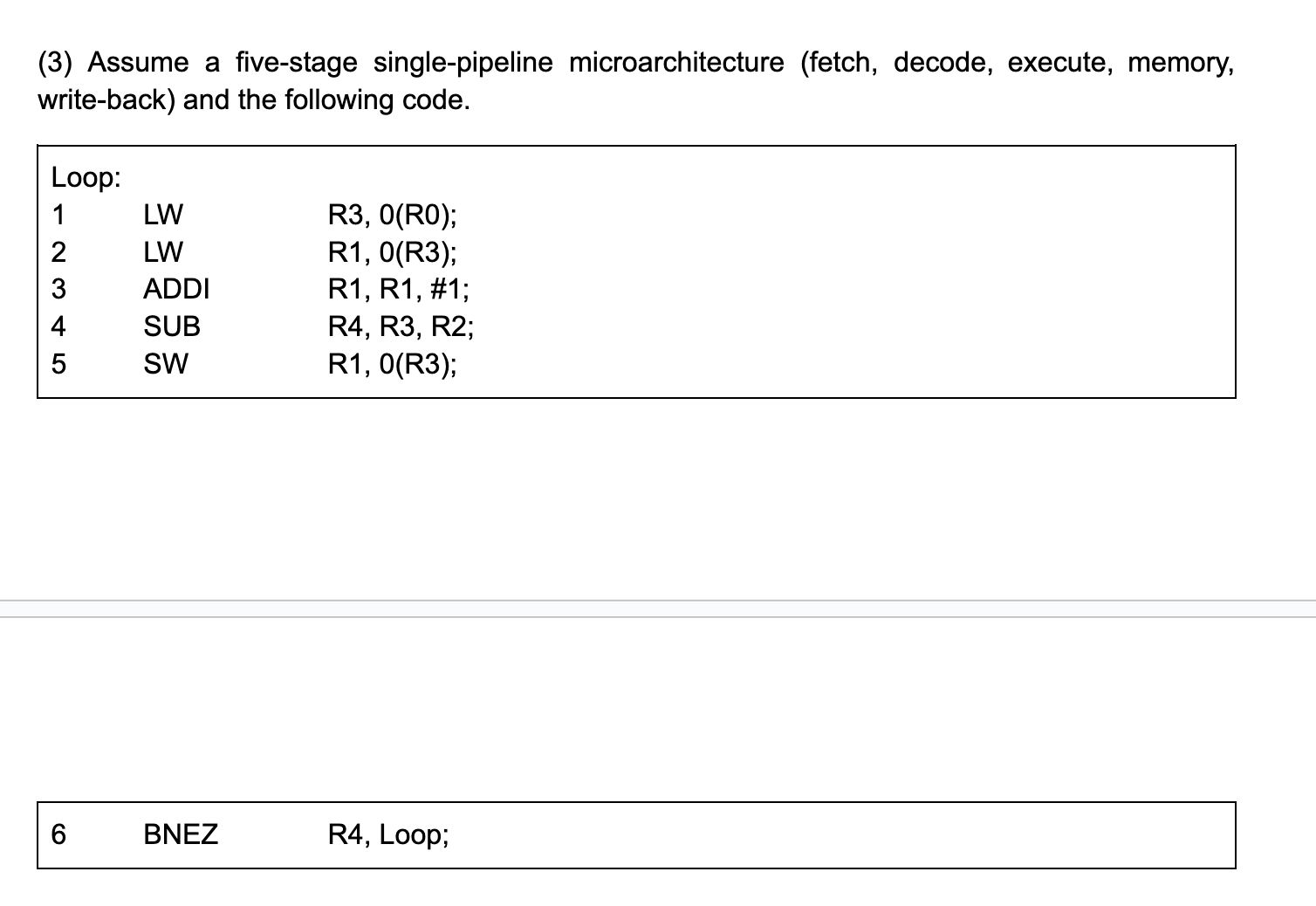 Solved 3 Assume A Five Stage Single Pipeline 