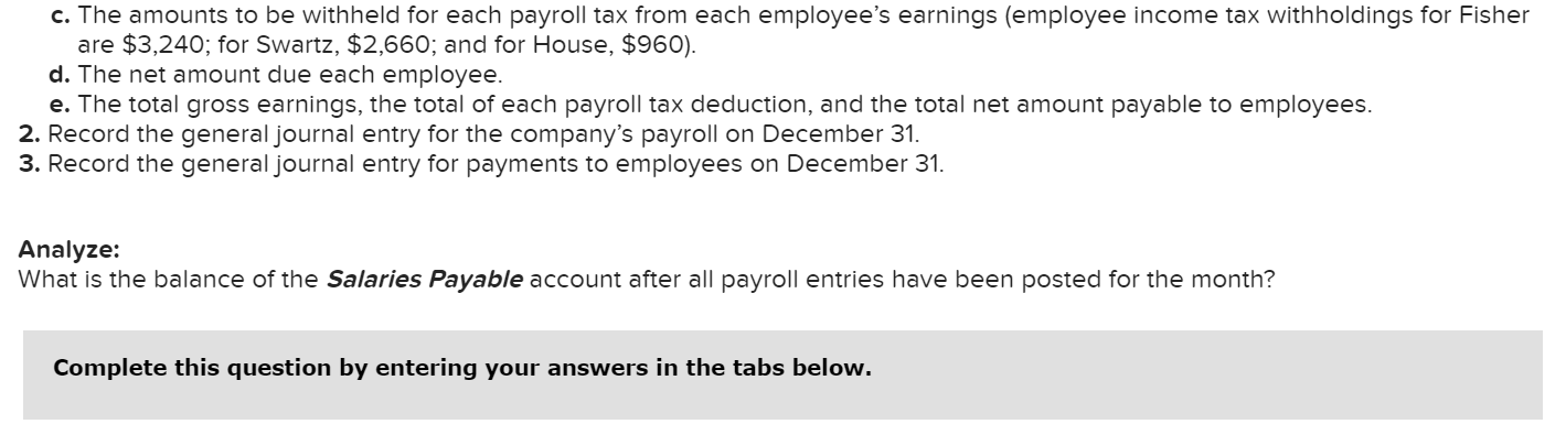 Solved Critical Thinking Problem 10.1 (Algo) Payroll | Chegg.com