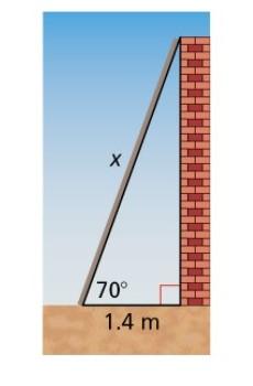 Solved The angle of elevation of a ladder leaning against a | Chegg.com