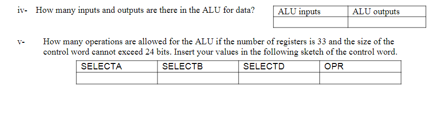 1 Bus Organized Cpu Registers 24 Bits Alu Destination Decoder Control ... 1 Bus Organized Cpu Registers 24 Bits Alu Destination Decoder Control ...
