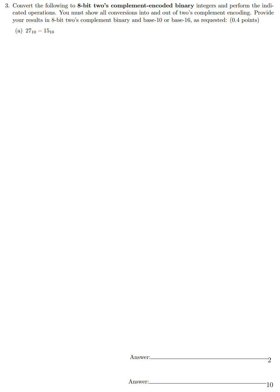 Solved cated operations. You must show all conversions into | Chegg.com