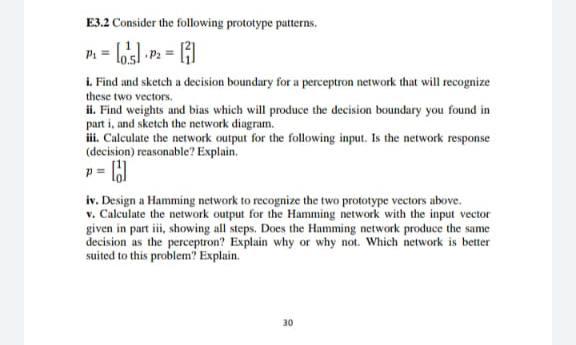 Solved E3.2 Consider the following prototype patterns. ps = | Chegg.com