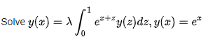 Solved use successive approximation or neumann series or | Chegg.com