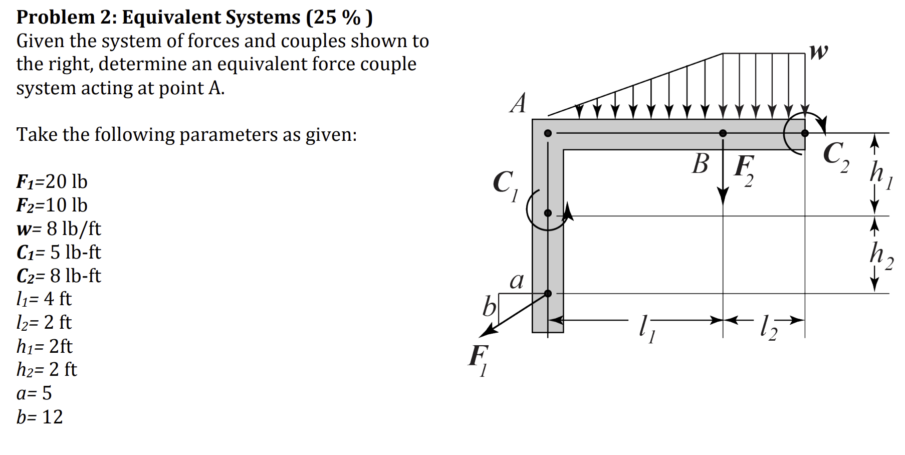 Solved Problem 2: Equivalent Systems (25 %) Given the system | Chegg.com