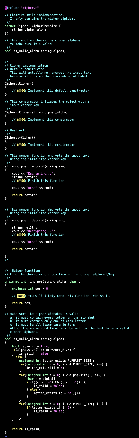 Solved Help with the function to implement substitution - | Chegg.com