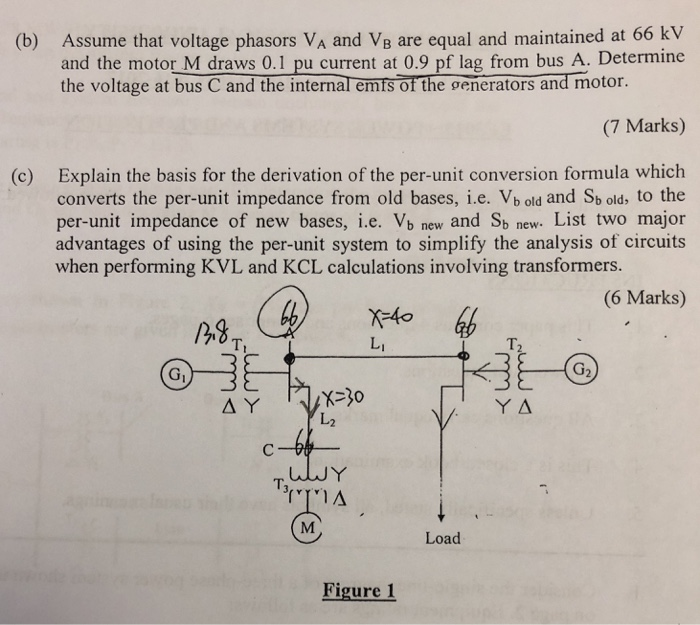 Single Line Diagram Of Three Phase System Solved The Single-