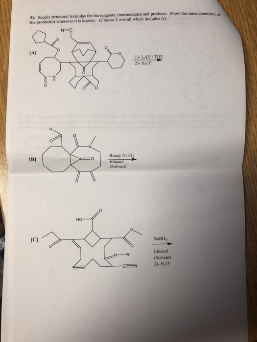 Solved 1)- Give the correct names for the structures drawn | Chegg.com