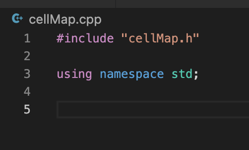 Solved c+ celllndex.cpp 12345 #include "cellindex. h′ using | Chegg.com
