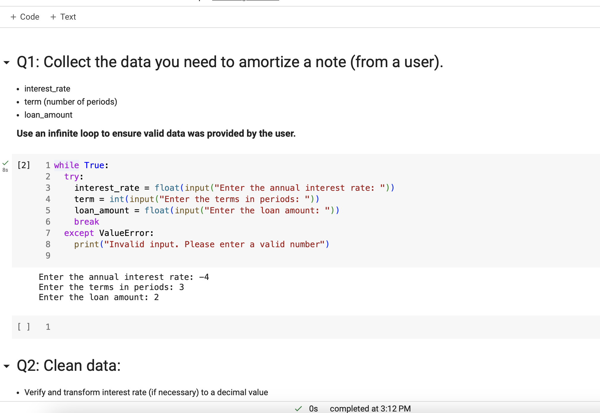 Solved Q5: In the next step, you will create a loop for each | Chegg.com