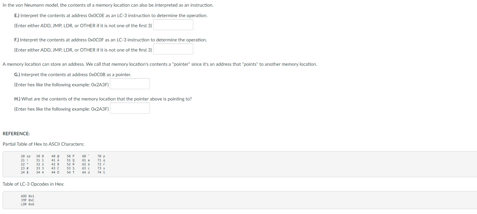 Solved Consider the following table that represents part of | Chegg.com